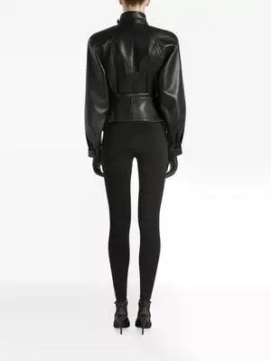 Balmain High-waisted Milano Jersey Trousers