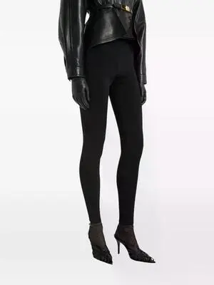 Balmain High-waisted Milano Jersey Trousers