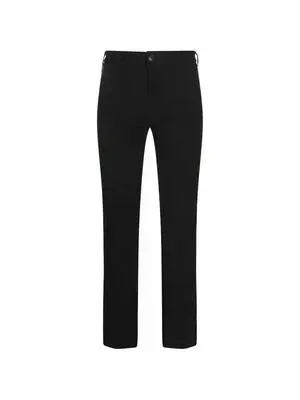 LOIS Silvia Logo-patch Trousers - Black