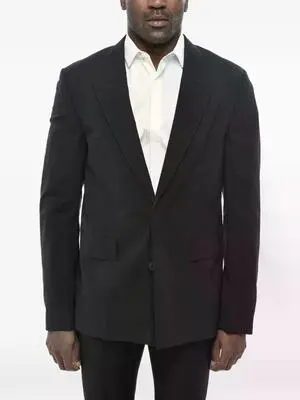 Givenchy Single-breasted Flap-pocket Blazer - Black