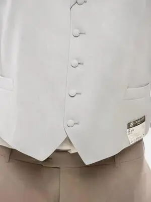 Corneliani Jetted-pockets Wool Waistcoat