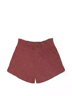 MC2 SAINT BARTH Meave Rhinestone-embellished Shorts - Red