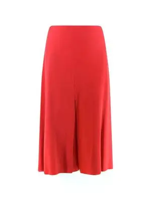 Valentino Garavani Front-slit Midi Skirt - Red