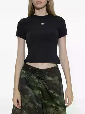 Adidas Logo-embroidered T-shirt