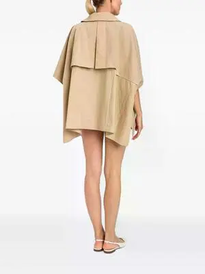 TWINSET Trench-style Gabardine Poncho