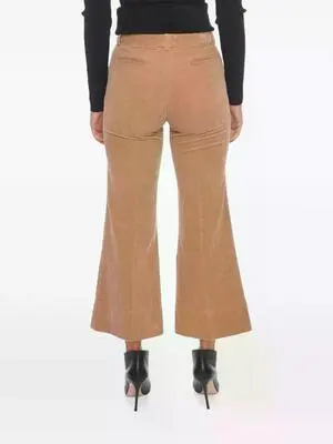 QL2 QUELLEDUE Cropped Trousers - Brown