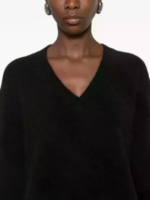 Rick Owens V-neck Long-sleeve Sweater
