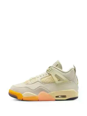 JORDAN Air 4 Retro Birds Of Paradise Leather Sneakers - Neutrals