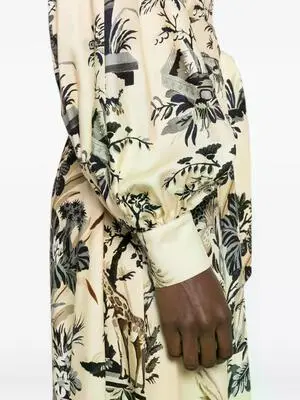 Etro Scenic-print Tiered Maxi Dress