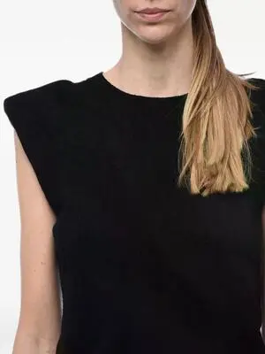 Federica Tosi Padded-shoulder Sleeveless Sweater