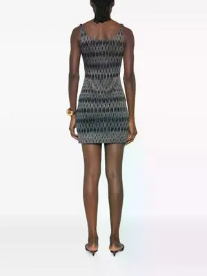 Missoni Geometric-pattern Scoop-neck Mini Dress