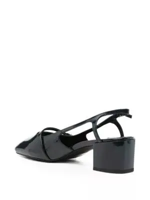 SERGIO MORETTI FIRENZE Buckle-detail Slingback Pumps