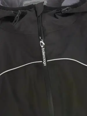 Balenciaga Hooded Cropped Jacket