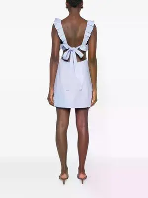 Zimmermann Ruffled Cut-out Mini Dress