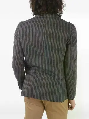 Corneliani Striped Blazer - Blue