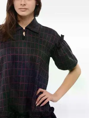 Viktor & Rolf Checked Ruffled Dress