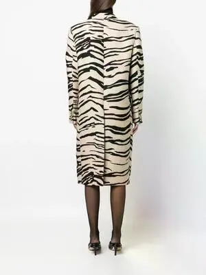 Stella McCartney Tiger-print Double-breasted Coat