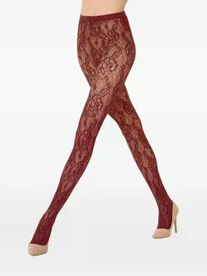 Wolford Infinite Rose Net Tights
