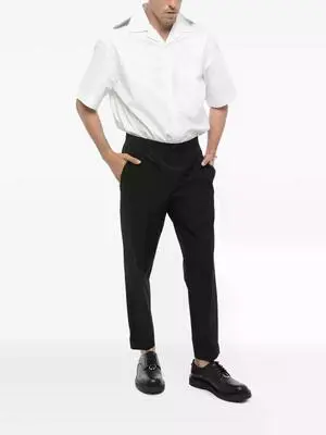Neil Barrett Elasticated-waist Slim-fit Trousers - Black