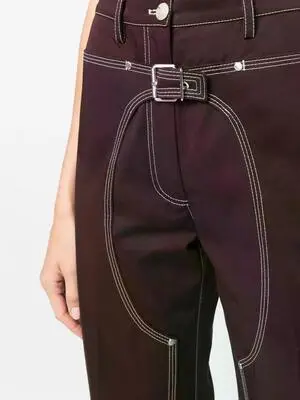 Stella McCartney Contrast Stitch Straight Leg Trousers