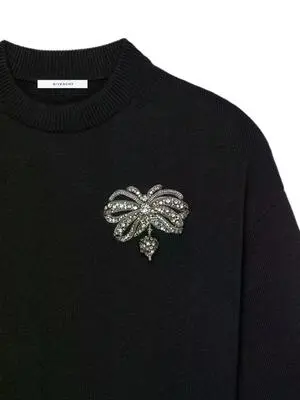 Givenchy Crystal-embellished Bow-detail Sweatshirt