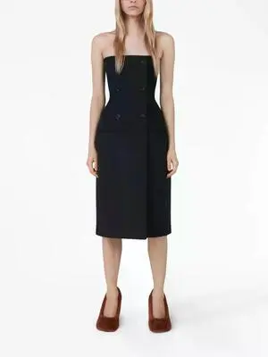 Stella McCartney Double-breasted Bustier Dress