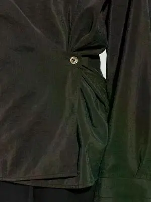 LEMAIRE Wrap-style Long-sleeve Shirt - Brown