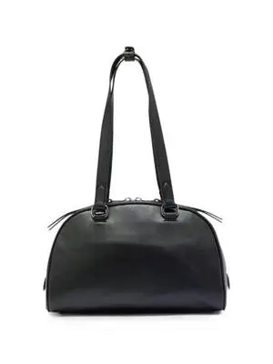 DIESEL® 1dr Dome Leather Boston Bag With Embossed Logo