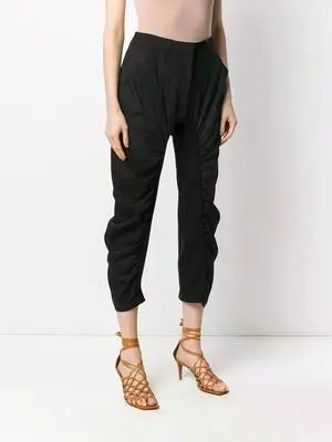 Stella McCartney Pleated Cropped Trousers