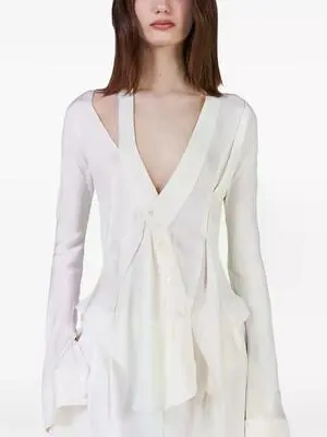 Stella McCartney Ruffled Asymmetric Shirt