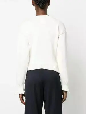 Stella McCartney Crochet Detail Crew Neck Jumper