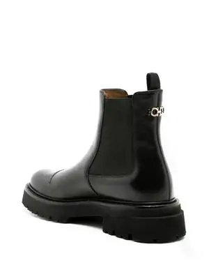FERRAGAMO George Leather Chelsea Boots
