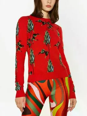 Emilio Pucci Floral Woollen Jumper