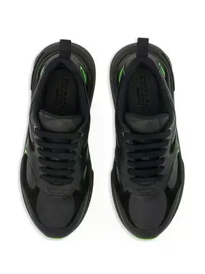 FERRAGAMO Two-tone Lace-up Sneakers