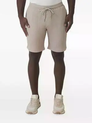 MAUVAIS Eivissa Textured Drawstring Shorts - Neutrals