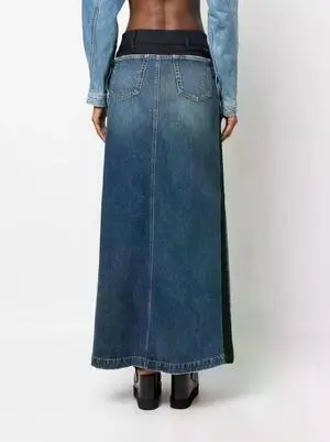 Stella McCartney Panelled Denim Maxi Skirt
