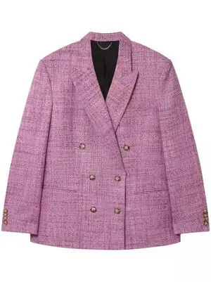 Stella McCartney Double-breasted Wool Blazer - Pink