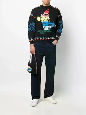 Stella McCartney X Disney Fantasia Intarsia Jumper - Black