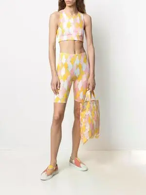 Emilio Pucci Cycling Shorts With Abstract Pattern