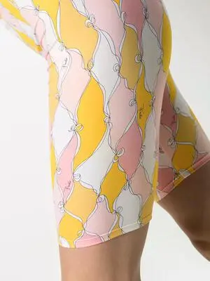Emilio Pucci Cycling Shorts With Abstract Pattern