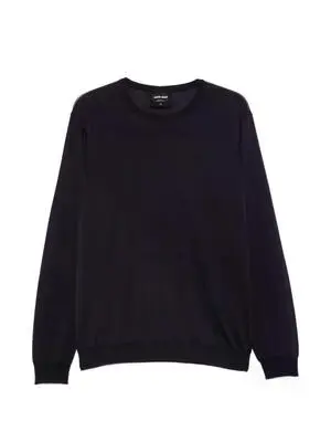 Giorgio Armani Crew-neck Sweater - Blue
