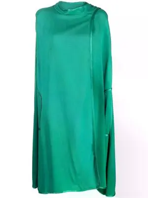 Stella McCartney Asymmetric Knee-length Cape - Green