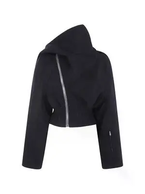 Rick Owens Asymmetric-zip Jacket - Black