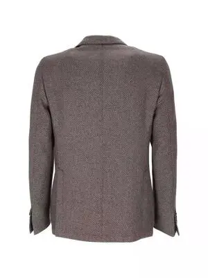 BRANDO Herringbone-pattern Blazer