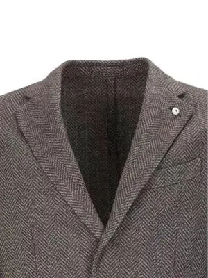 BRANDO Herringbone-pattern Blazer