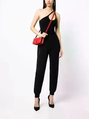 Stella McCartney Drawstring Knitted Trousers - Black