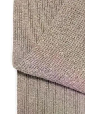 Brioni Ribbed-knit Scarf