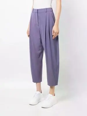 Stella McCartney Stretch-wool Cropped Trousers