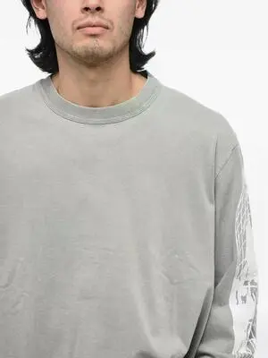 DIESEL® Logo-print Long-sleeve T-shirt