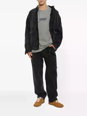 MARANT Honore Logo-embroidered T-shirt - Grey